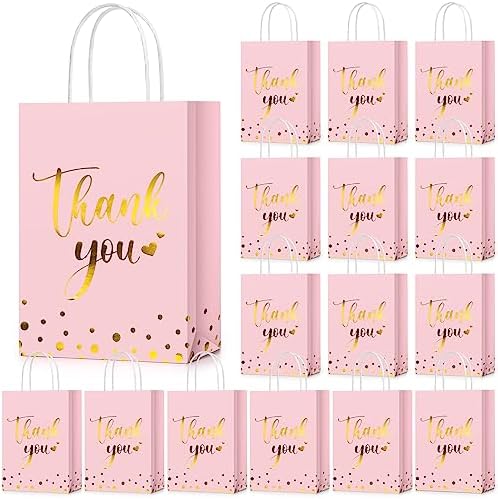 Amazon.com: Fulmoon 50Pcs Thank You Gifts Bags Employee Appreciation ...