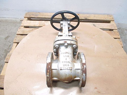POWELL 4.00 1503 4 IN 150 STEEL FLANGED WEDGE GATE VALVE D535068 ...