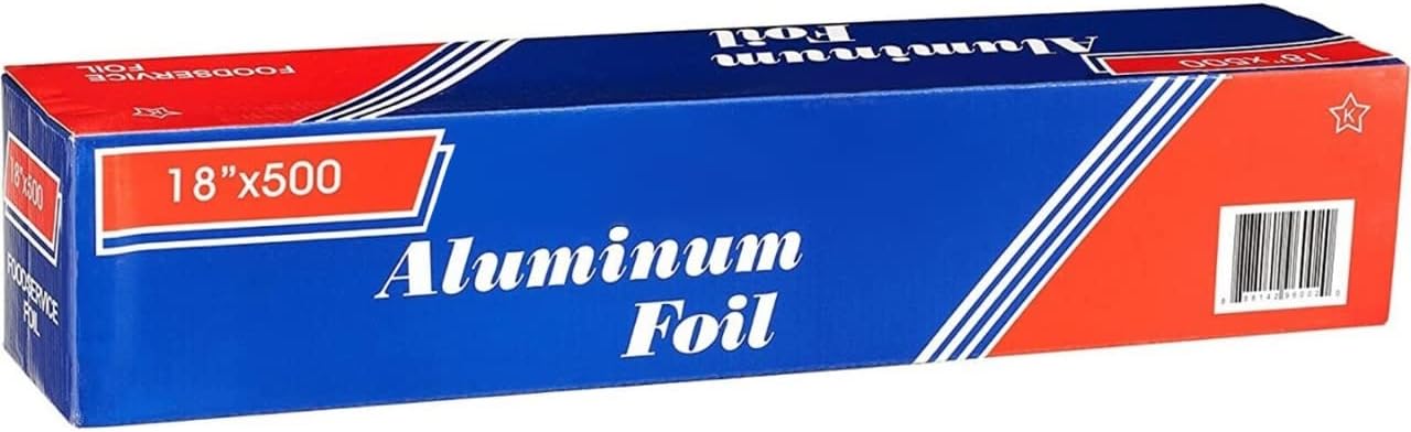 Amazon.com: 18" x 500ft Standard Aluminum Foil Roll (1 Roll) : Health ...