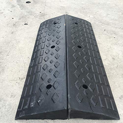35.5×10×4inch Rubber Loading Dock Rubber Curb Ramps 20 Ton Car Slope ...