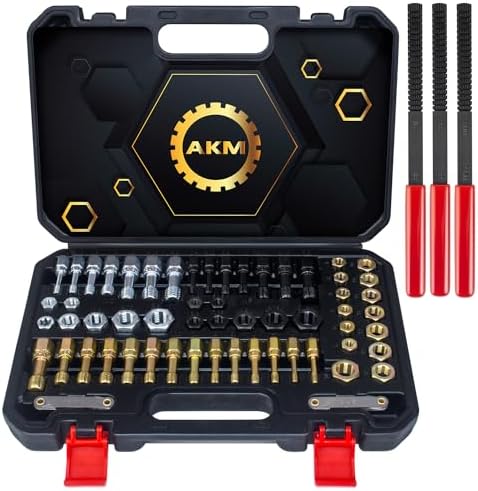 Amazon.com: AKM 61Pcs Thread Restorer Kit, Rethread Repair Tool, UNC ...