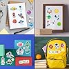 Amazon.com: 24 Sheets Space Themed Sticker Set - 8 Planets, Astronauts ...