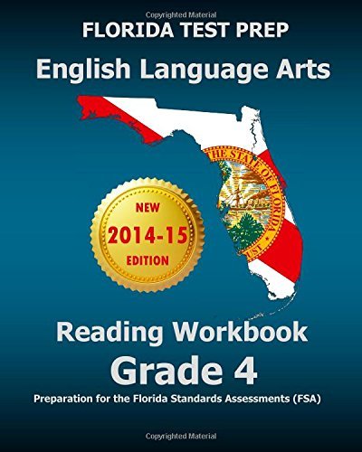 FLORIDA TEST PREP English Language Arts Reading Workbook Grade 4 ...