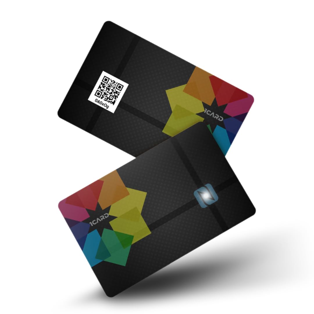 1Card® Glow - Smart NFC & QR Enabled Digital Business Card Digital ...