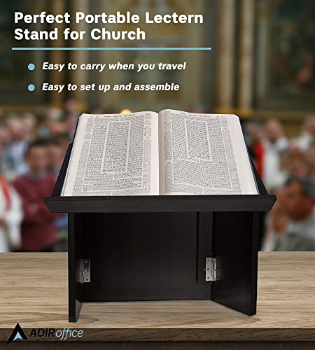 Snapklik.com : Adir Foldable Tabletop Podium - Portable Presentation ...