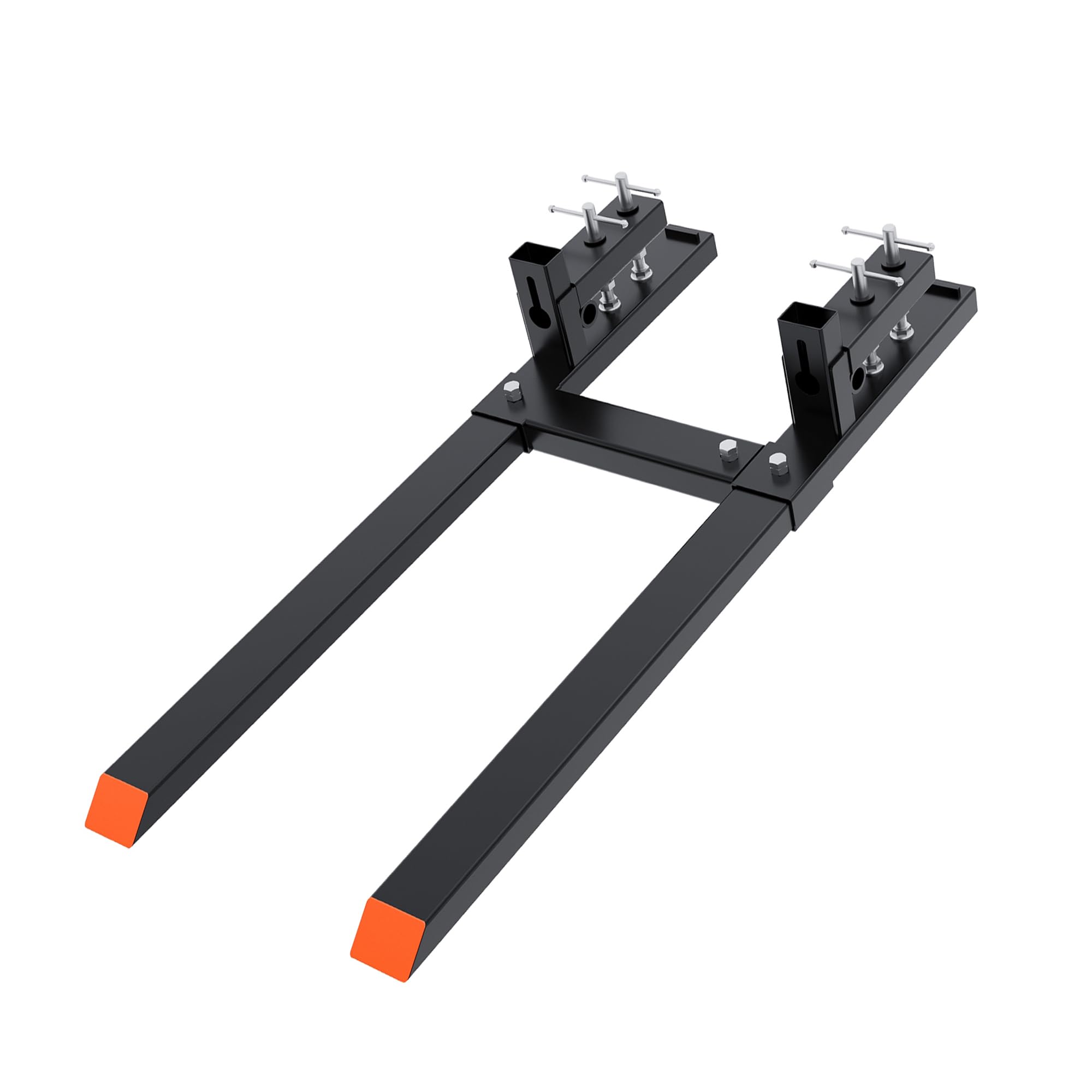 Snapklik.com : PULLAFUN Heavy Duty Clamp-On Pallet Forks 77 6000lbs