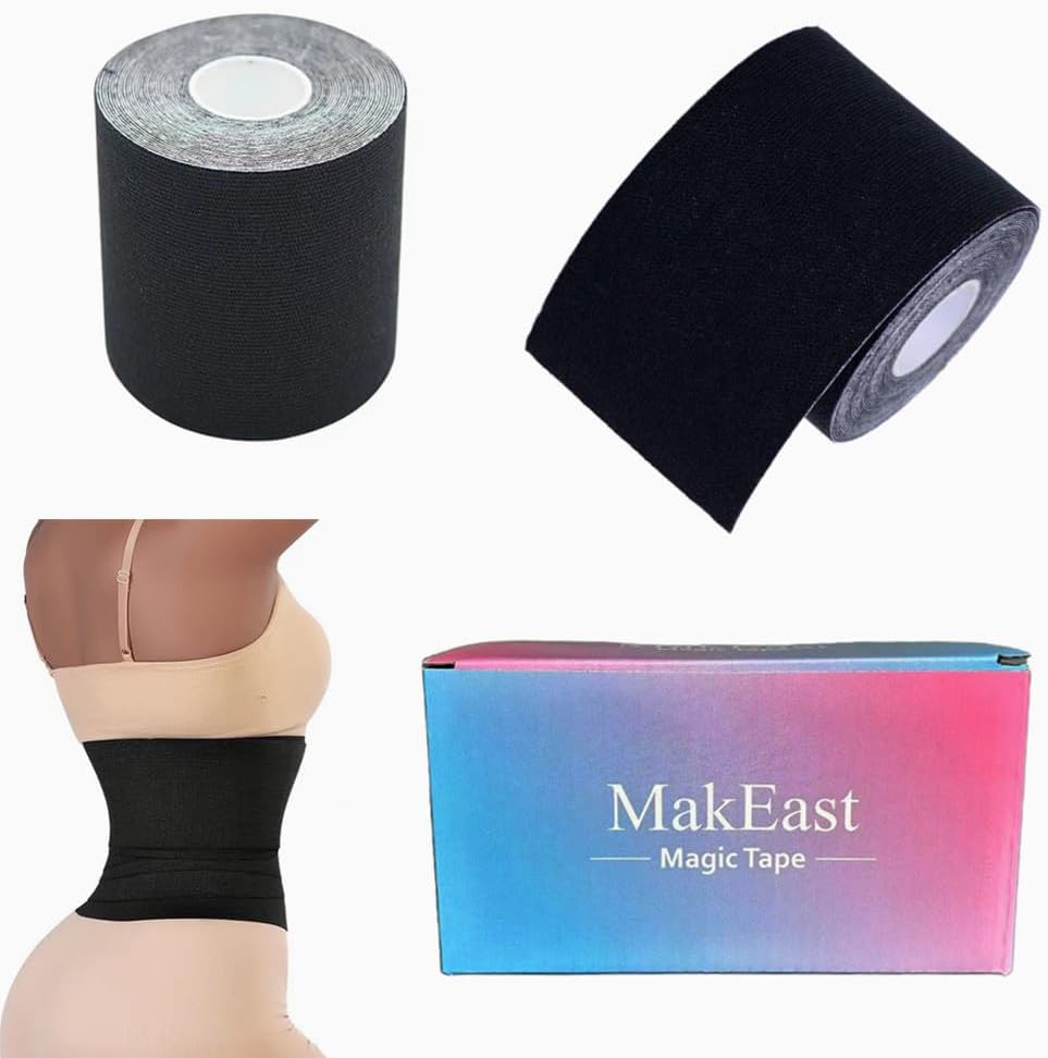 Amazon.com: MakEast Extra Wide Kaotic Magic Tape for Stomach, Belly ...