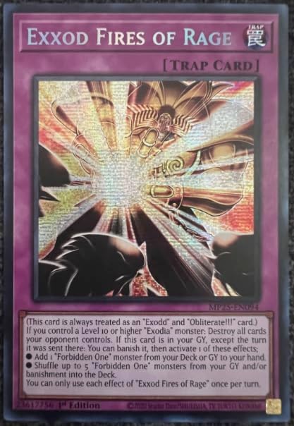 Amazon.com: Exxod Fires of Rage - MP25-EN094 - Prismatic Secret Rare ...
