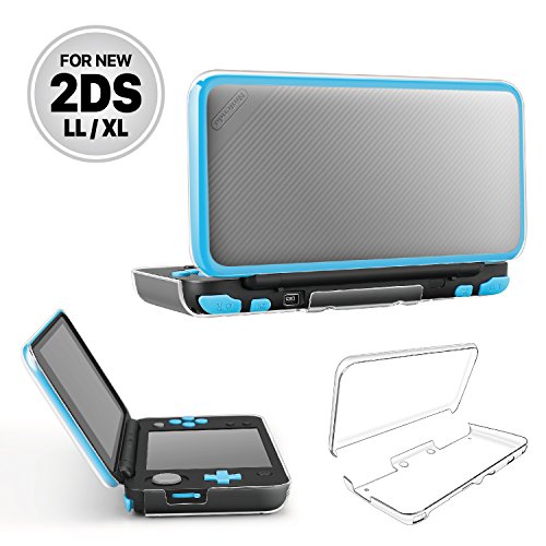 TNP New Nintendo 2DS XL LL Case - Crystal Transparent Hard Shell ...