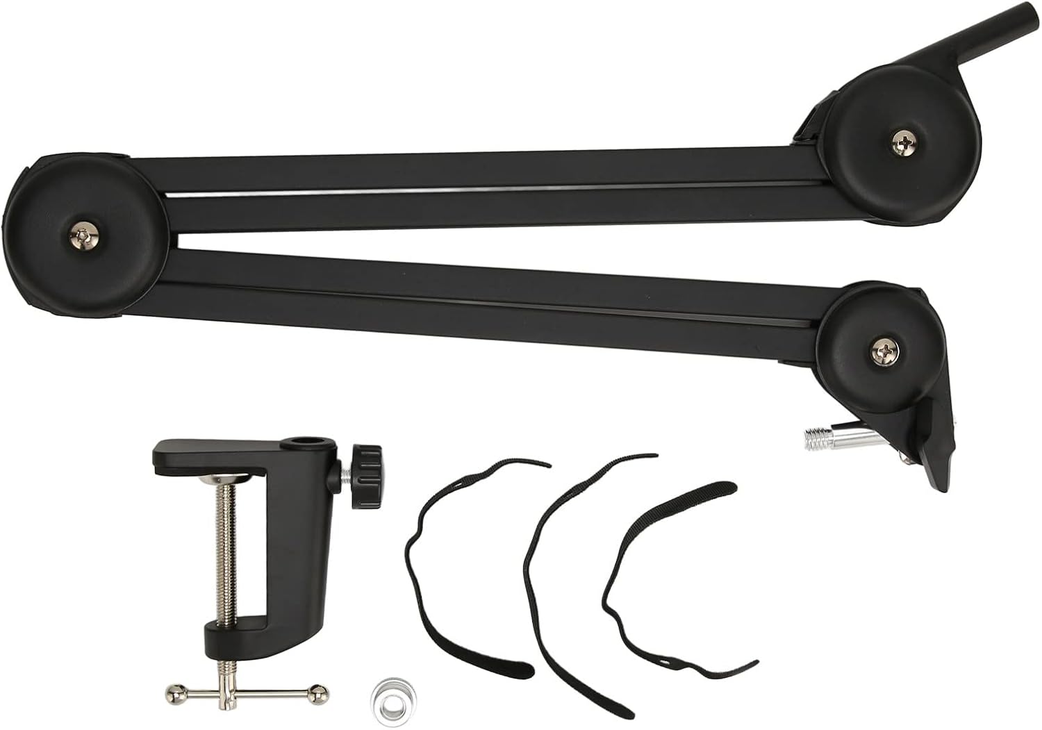 Amazon.com: KOSDFOGE Microphone Arm Metal Flexible Mic Boom Arm Stand ...