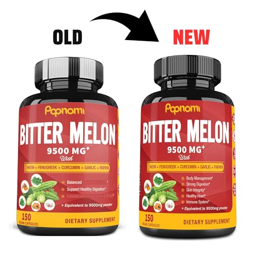 Snapklik.com : Organic Bitter Melon Extract Capsules - 9500mg Combined ...