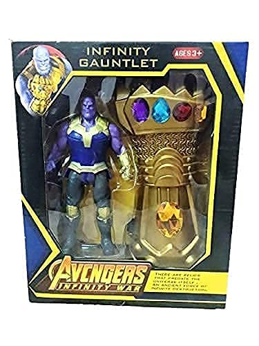 Buy TOYS HEAVEN Thanos Figure & Thanos Glove - Kids Toys Thanos Figure ...