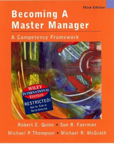 Becoming a Master Manager - a Competency Framework 3e (WIE) : Amazon ...