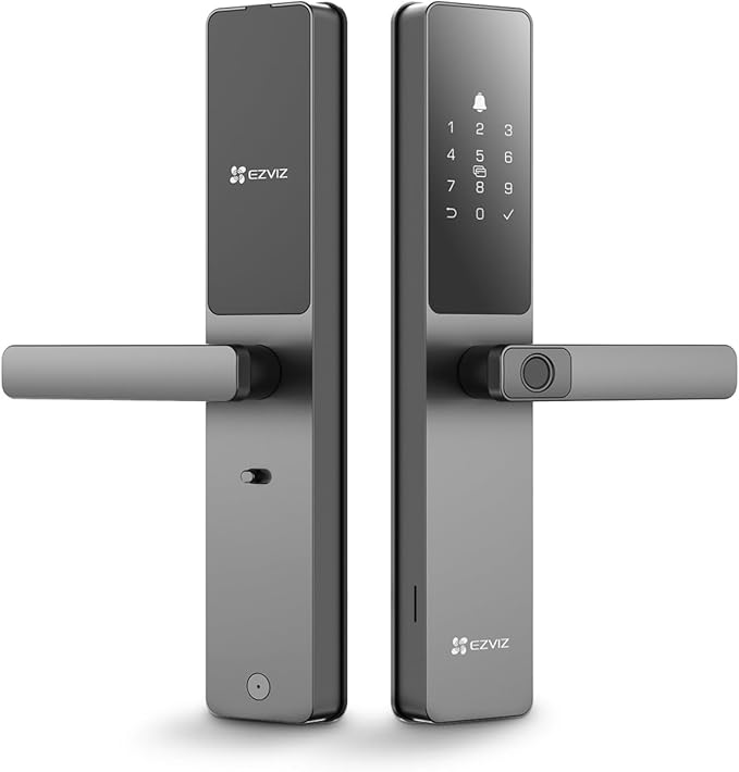 EZVIZ Smart Lock DL05, 7-in-1 Keyless Door Lock, with Fingerprint ...