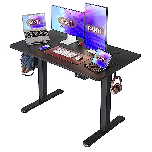 Snapklik.com : BANTI 48 Standing Desk Height Adjustable, Electric Stand ...