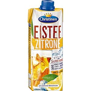 Christinen QuickDrink Eistee Zitrone Tetra Pak EINWEG, 24er Pack (24 x 500 ml) : Amazon.de ...