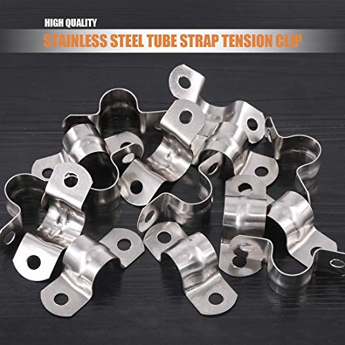 Snapklik.com : Keadic 30Pcs M16 Two Hole Strap U Bracket Tube Strap ...