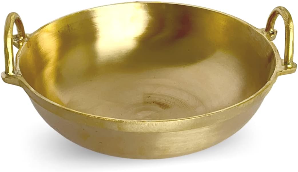 Buy NUTRION Pure Brass Roti Tawa - Traditional Indian Cooking Pan with ...