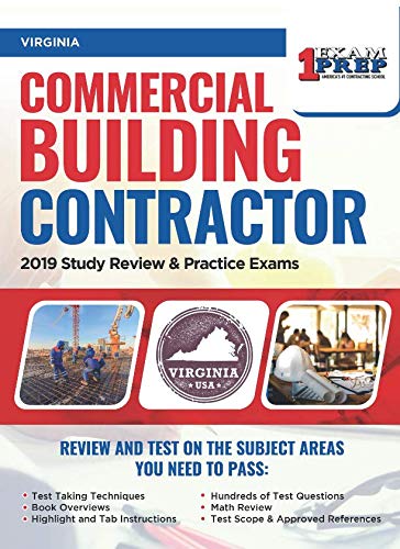 Virginia Commercial Building Contractor: 2019 Study Review & Practice ...