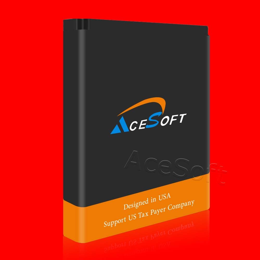 Amazon.com: AceSoft Upgraded 4300mAh Replacement Battery Compatible ...