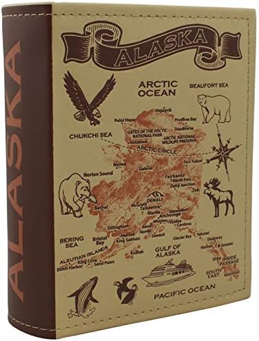 Amazon.com: Embossed Vintage Alaska Photo Album Holds 192 4x6 Photo ...