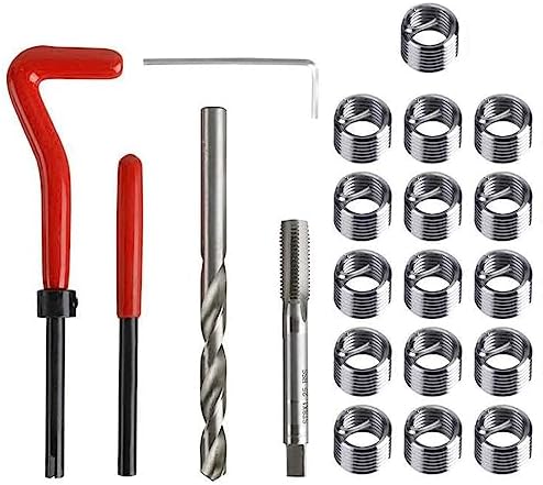 Gasea 30PCS M8 x 1.25mm Metric Thread Repair Insert Kit for Helicoil ...