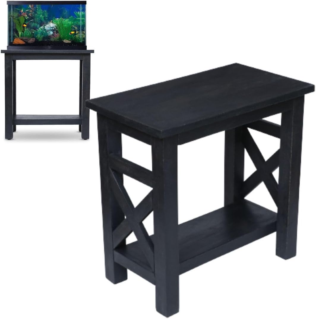 Amazon.com: Solid wood Fish Tank Stand up to 20 gallons, 20 Gallon Fish ...