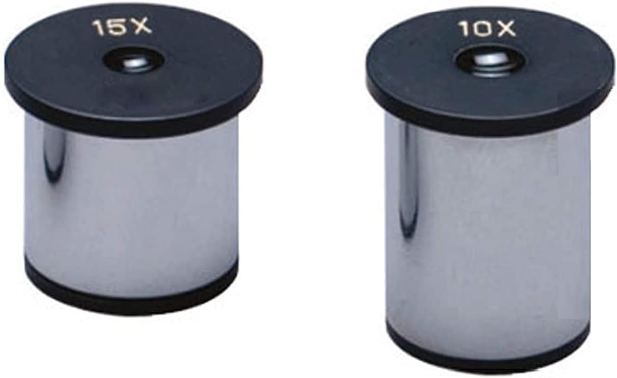 LABGO 15X and 10X Hygiene Eyepiece Objective Lens for Microscope for ...