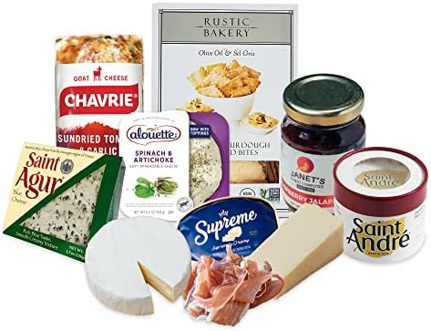 Amazon.com : The Cheese Lover Shop Holiday Gift Box Party of 12, Cheese ...