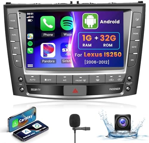 Amazon.com: 9 inch Android Car Radio for Lexus IS250 IS300 IS350 2006 ...