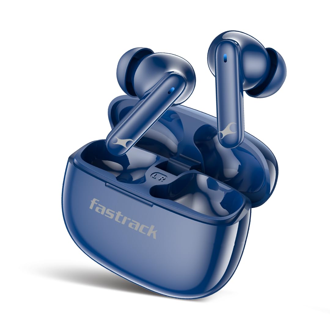 Fastrack Fpods FX101|BT5.4 TWS Earbuds, 40Hrs Playtime, Quad mic ENC ...