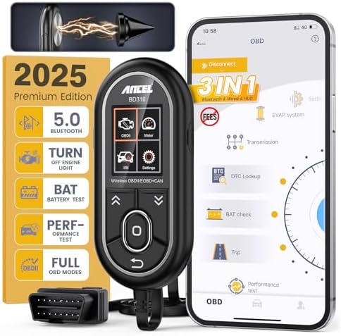 Amazon.com: Innova 1000 OBD2 Scanner Bluetooth - Check Engine, ABS, SRS ...