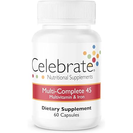 Amazon.com: Celebrate Multi-Complete 60 with Iron Capsules - 60 Count ...