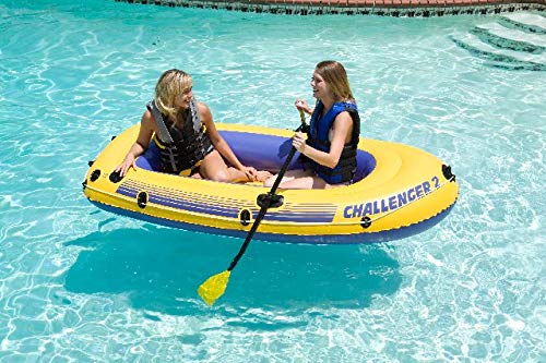 Jilani Challenger 3 Inflatable Boat with Oars -Three Person Blow Up ...