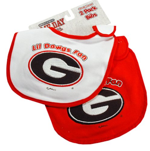 NCAA Georgia Bulldogs Infant Bib 2-Piece : Amazon.in: Baby Products