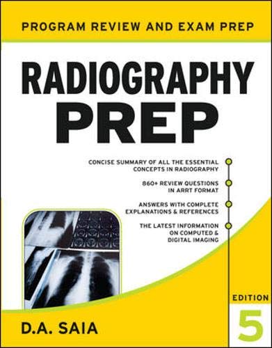 Radiography PREP, Program Review and Examination Preparation, Fifth ...