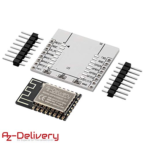 azdelivery esp8266 01 WLAN/Wifi modulo per Arduino, Raspberry Pi e Microcontroller ...