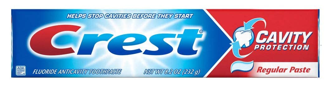 Amazon.com : Crest Toothpaste 8.2 Ounce Cavity Protection Regular (Pack ...