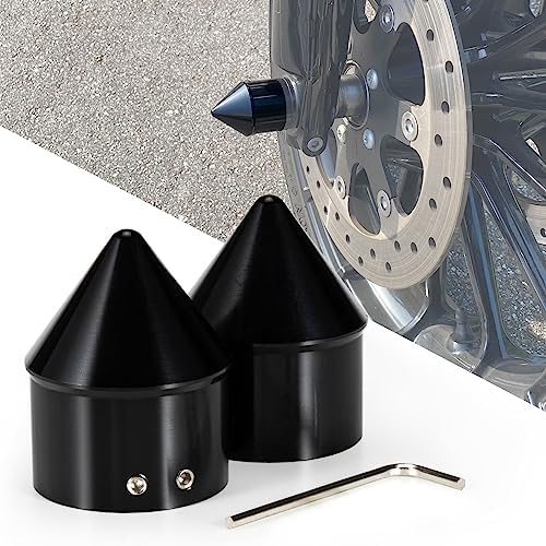 Amazon.com: Front Axle Caps, PSLER Motorcycle Front Axle Nut Cover Cap ...