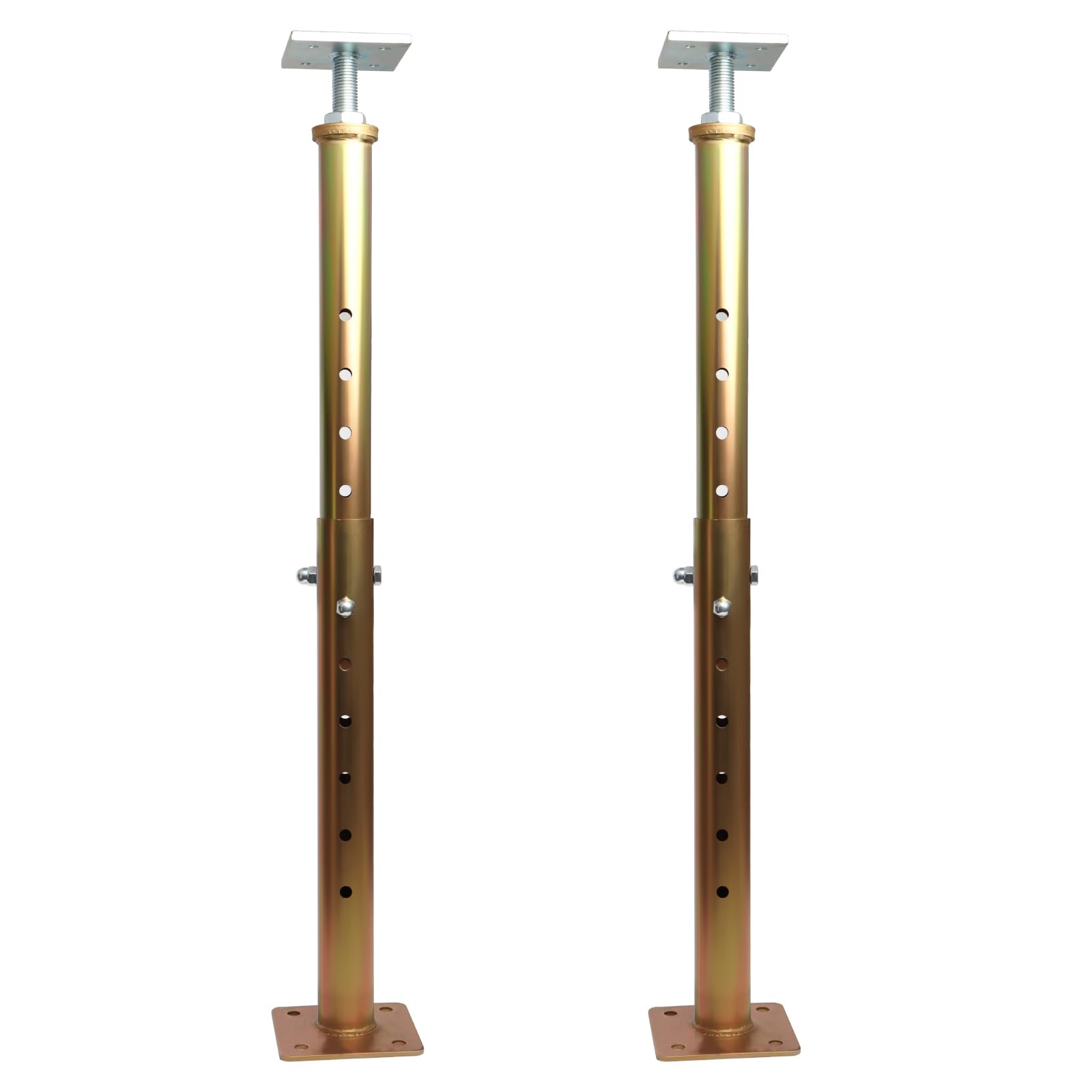 2 PCS Basement Floor Jack 19"- 36"(1'7"-3'), Adjustable Floor Joist ...