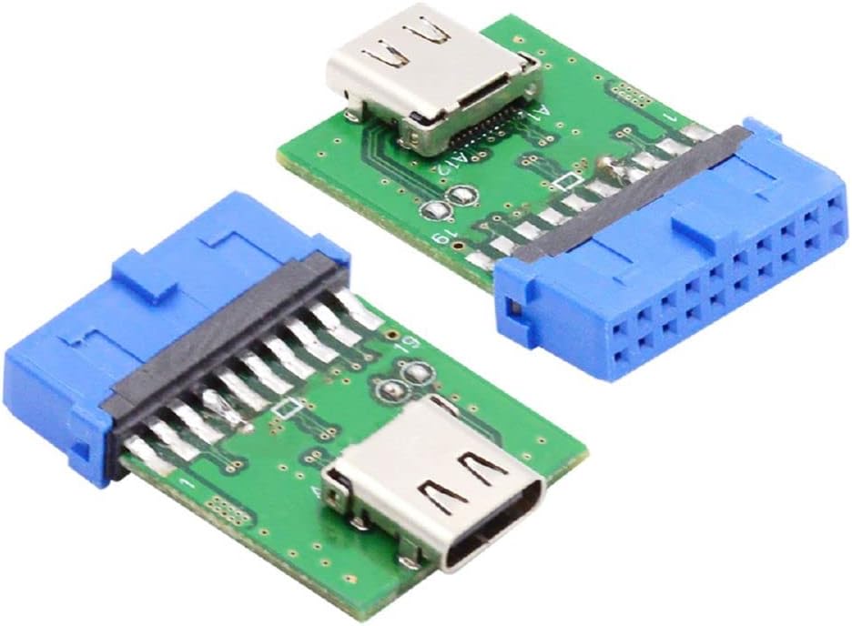 Amazon.com: xiwai USB 3.0 Internal 19pin 20pin Header to Single Ports ...