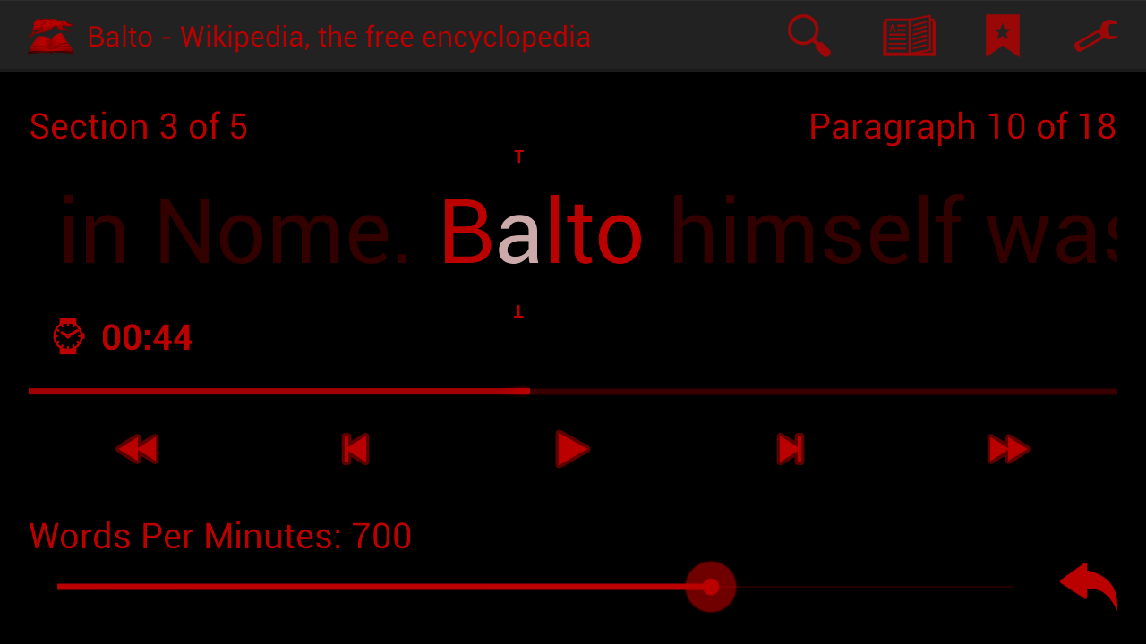 Balto Speed Reading - App on Amazon Appstore