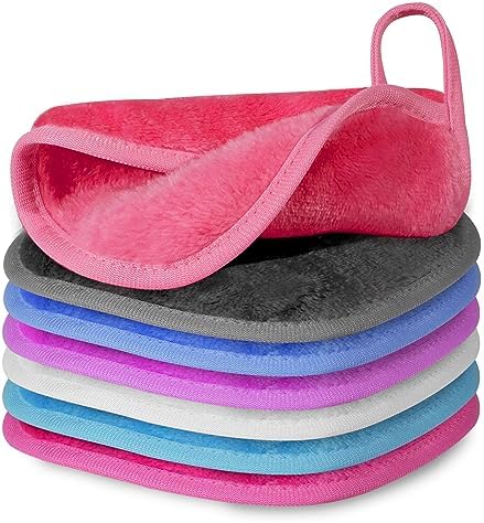 Amazon.com: Makeup Remover Cloth, 7 Colors Makeup Towels Face Washcloth ...