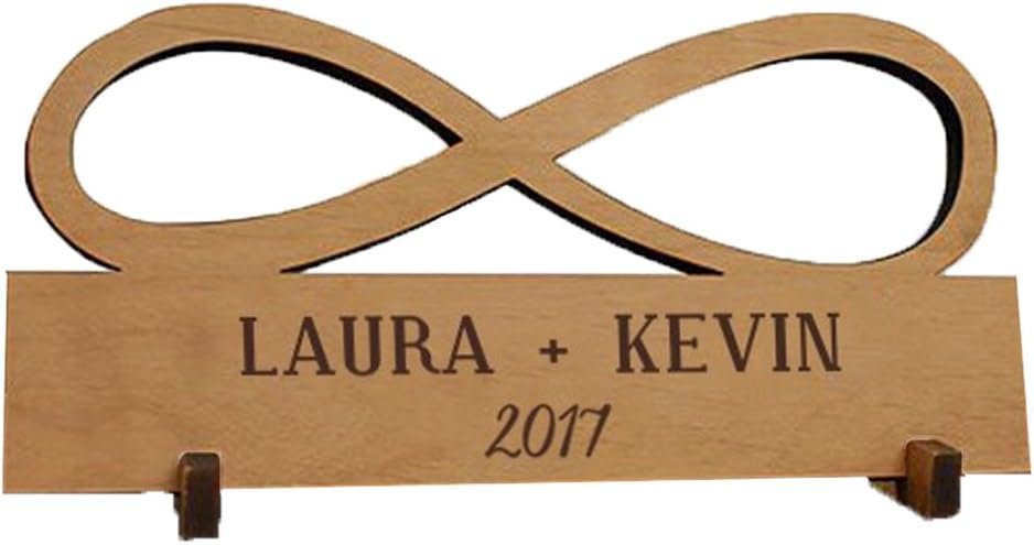Amazon.com: GiftsForYouNow Engraved Infinity Wood Plaque, 7 3/4" w x 3 ...