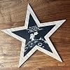 Amazon.com - GiveMOJO 10X10 Star Shaped Wooden Photo Frame - Decorating ...