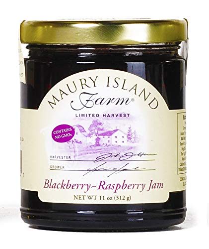 Amazon.com : MAURY ISLAND FARM Blackberry Raspberry Jam, 11 OZ ...