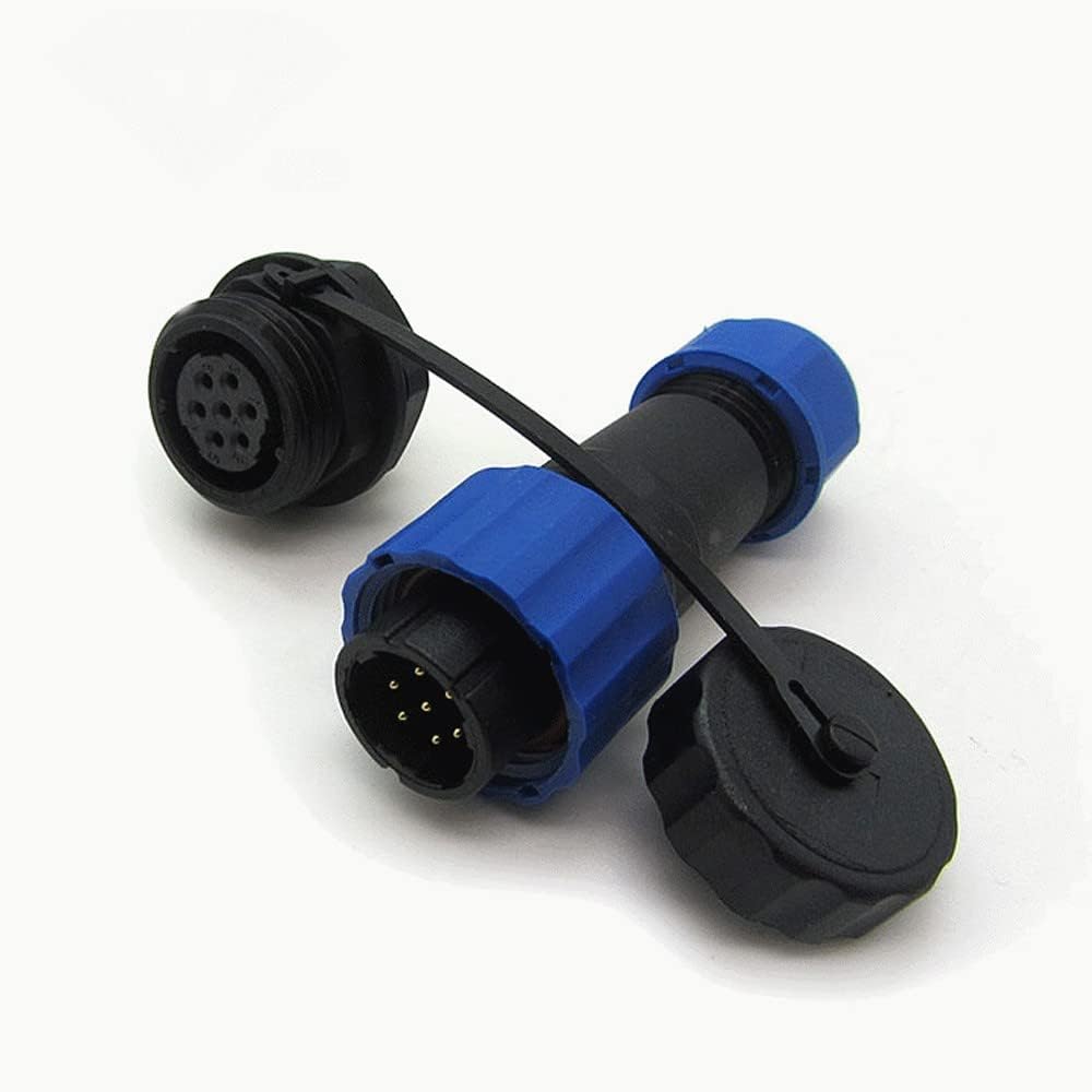 Amazon.com: SP17 Series Connector Male Plug & Female Socket Back Mount ...