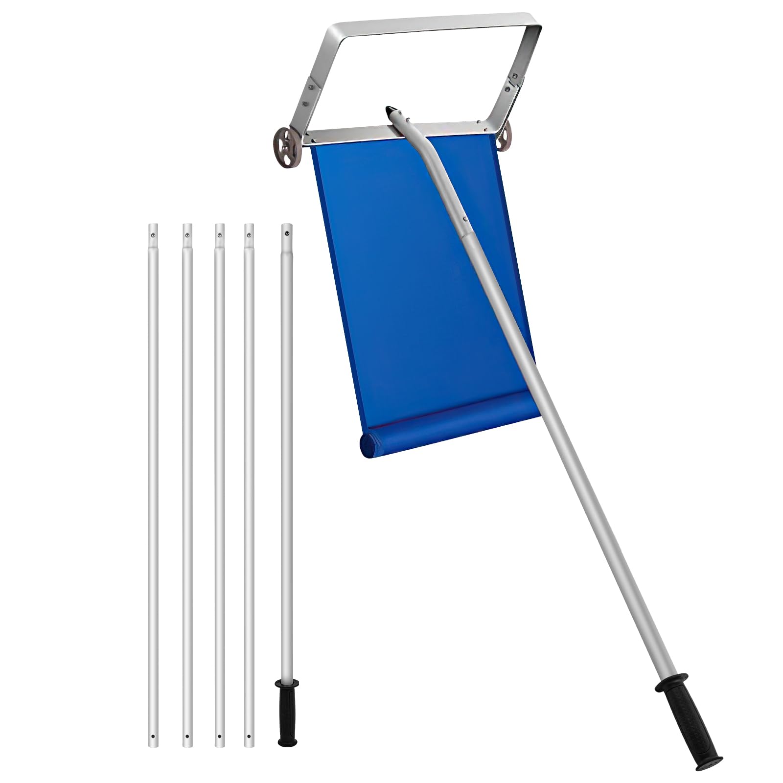 Snapklik.com : CHANGE MOORE Snow Roof Rake, 21ft Reach Aluminium Roof ...