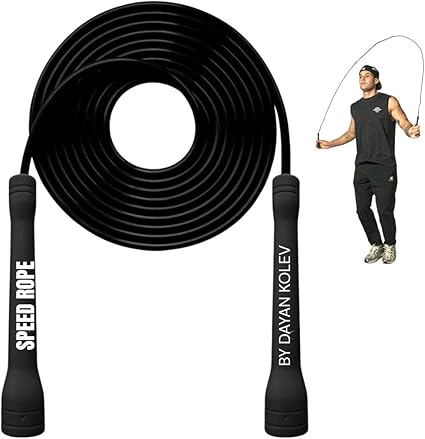 Swissskip Speed Jump Rope by Dayan Kolev, 5mm PVC Skipping Rope, for ...