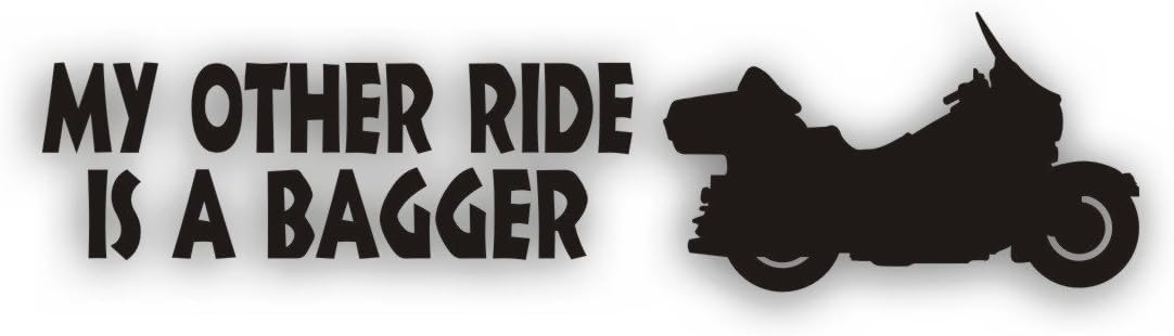 Amazon.com - My Other Ride is A Bagger Decal for Touring Bike ...
